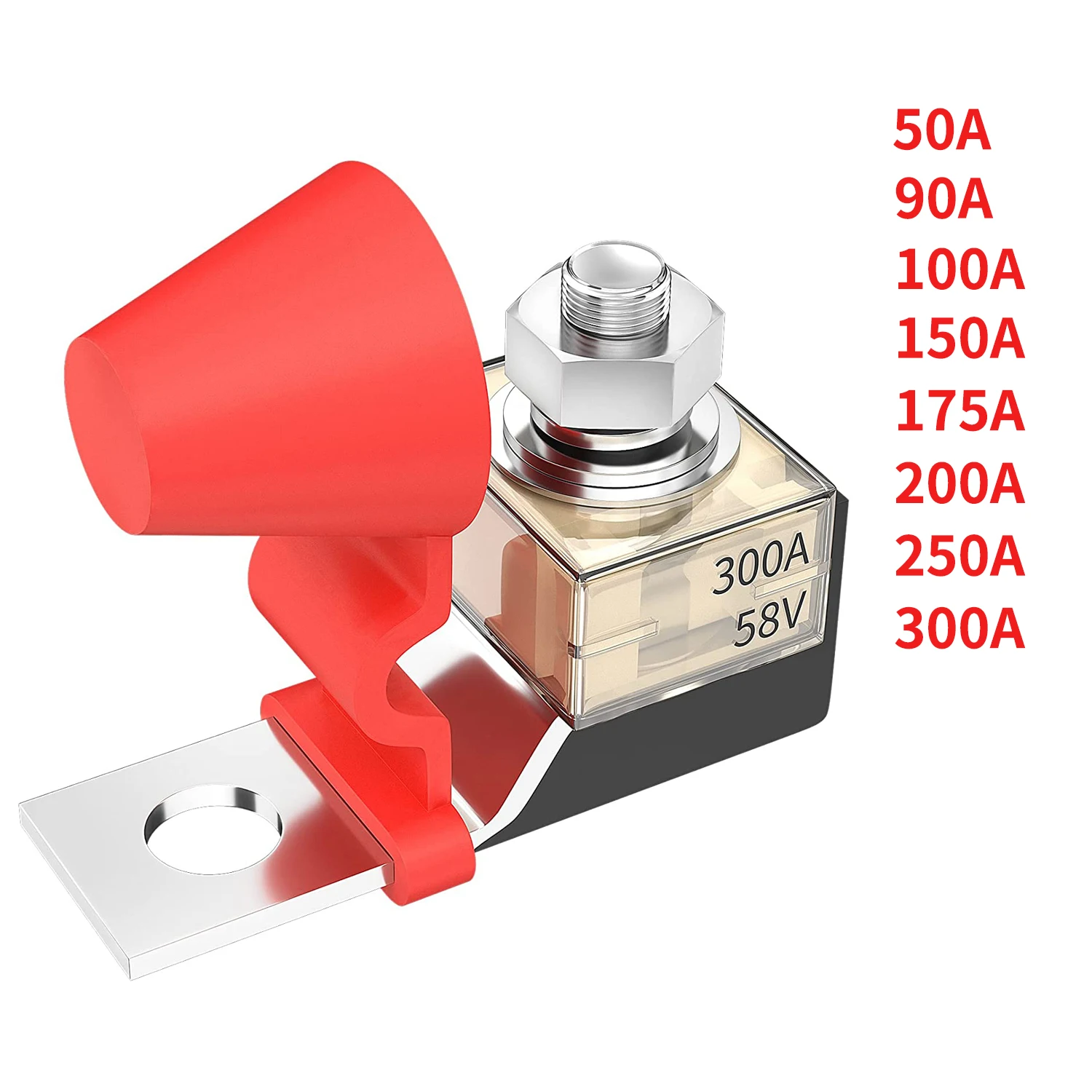 Terminal Mount MRBF Fuse Block Kit 58V with Single Stud 5/16"(M8 ...