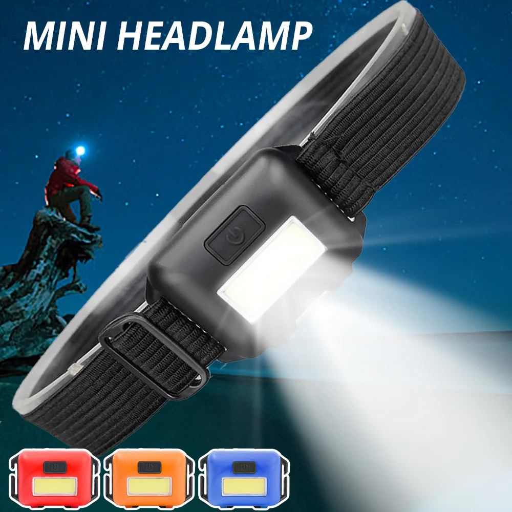 Mini-COB-Small-Headlamp-3-Lighting-Modes-Super-Bright-Headlight ...