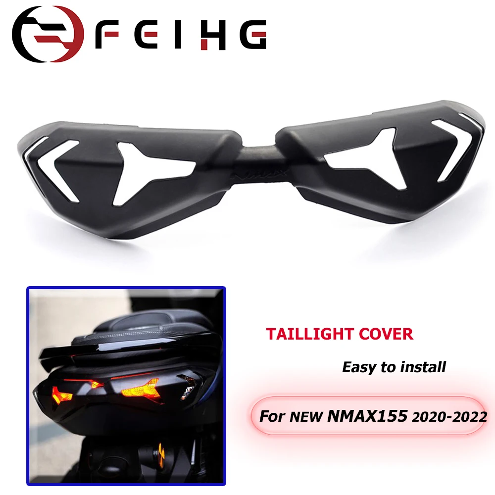 Motorcycle-Carbon-Fiber-Tail-Shade-Decorative-Rear-Tail-Light-Cover ...