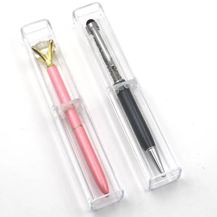 10 Pcs Transparent Plastic Pen Box Gift Box Transparent Plastic Pencil ...