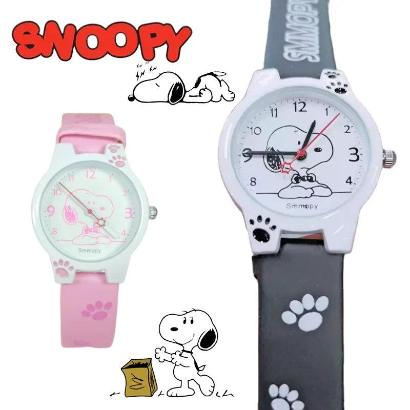 Snoopy-Kids-Watches-Female-Cute-Cartoon-Quartz-Watch-Kawaii-Girls-Boys ...