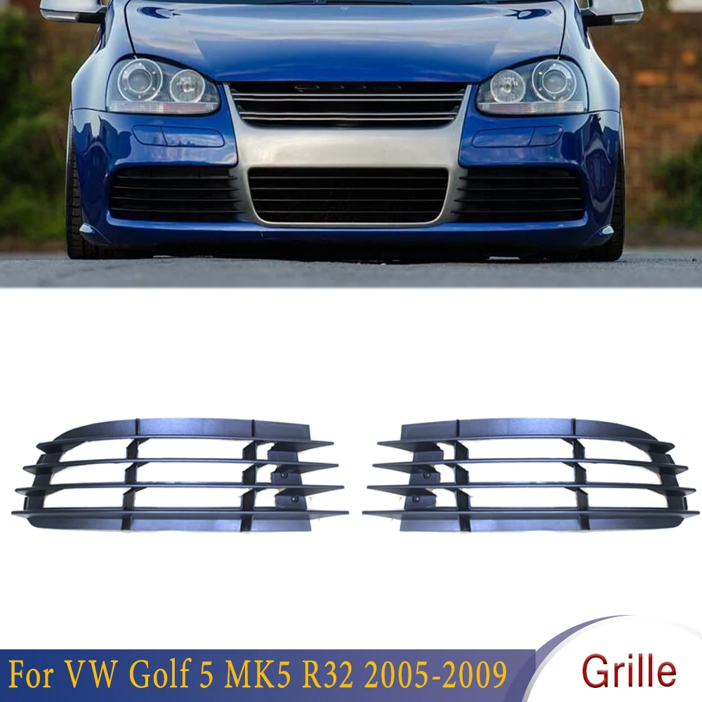 For Car 1 Pair Fog Lamp Cover Frame Front Fog Light Grille For VW Golf ...