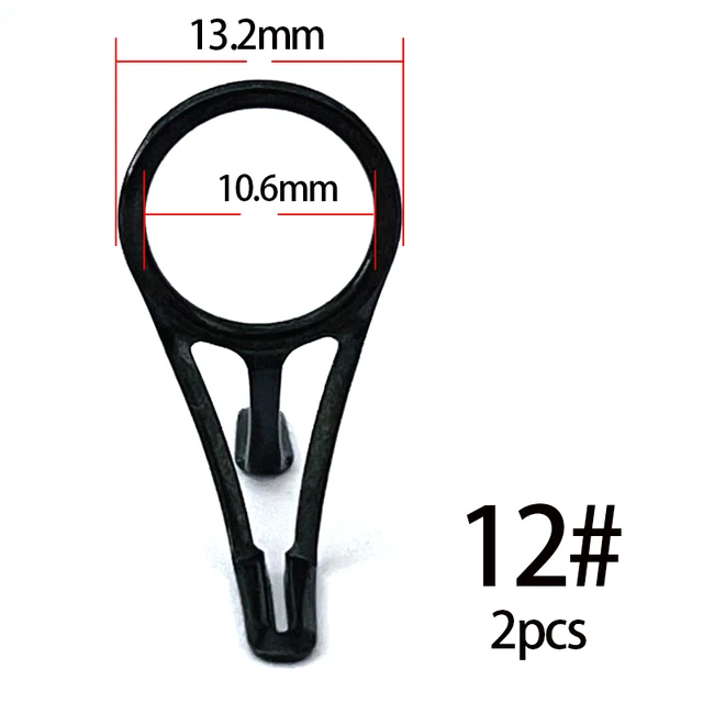 TN59 ABTDG light Carp Rods Guide PVD coating Stainless Steel Ring Sea ...