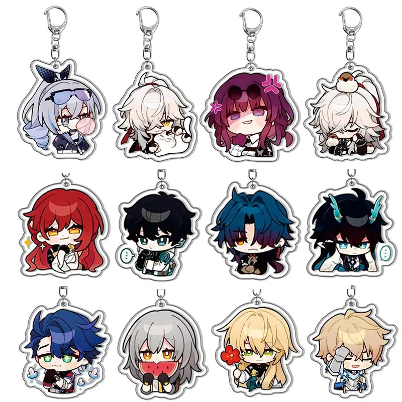 Game-Honkai-Star-Rail-Keychain-Jingliu-HuoHuo-Guinaifen-Topaz-Figures ...