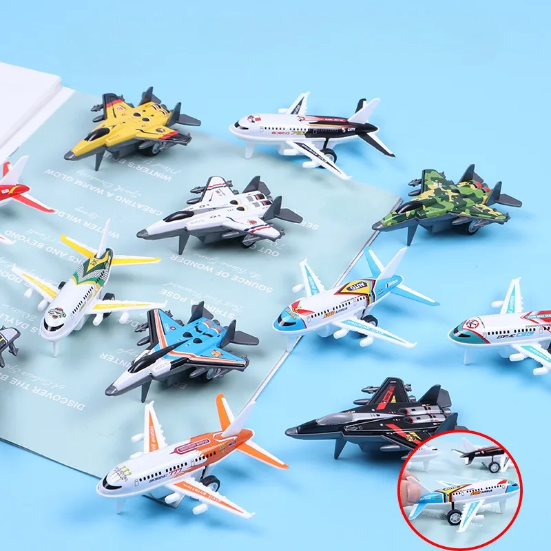 Cartoon-Children-s-Toy-Airplane-Car-Alloy-Iron-Pull-Back-Toys-Plane-Toy ...