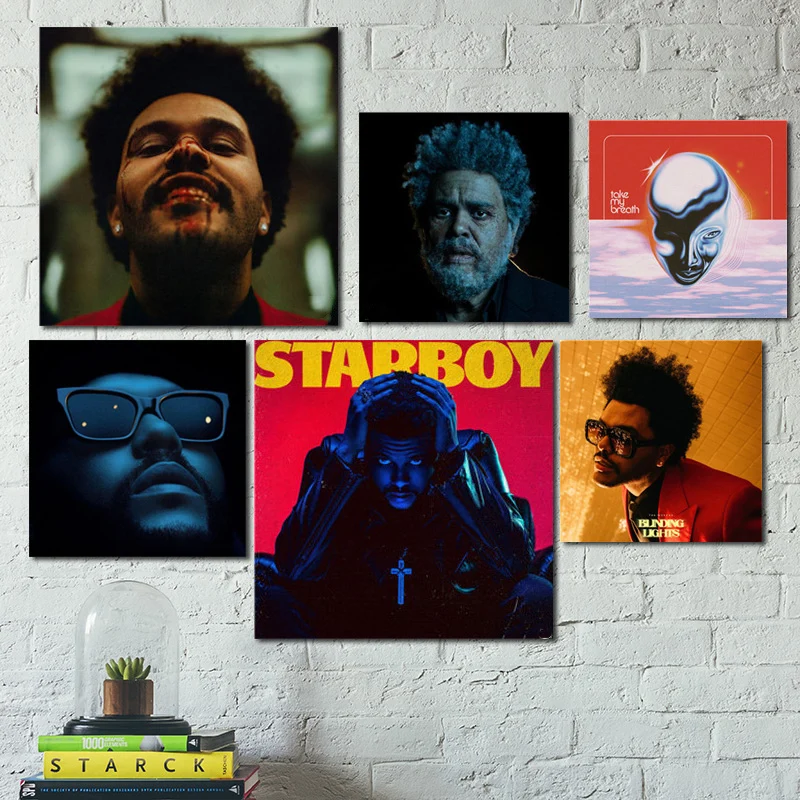 The Weeknd Album Collage