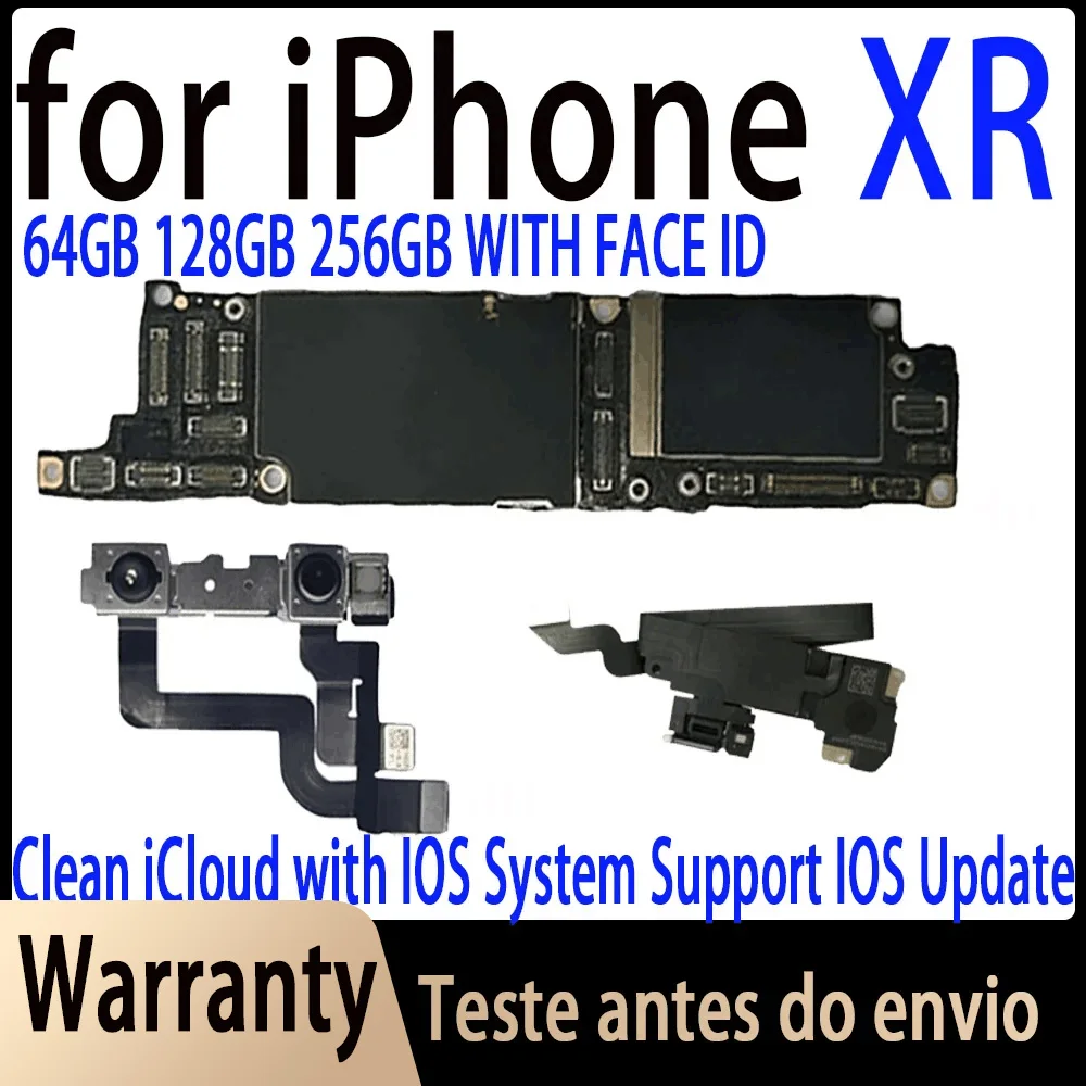 100-Unlocked-Motherboard-For-iPhone-XR-Logic-Main-Board-With-Face-ID ...