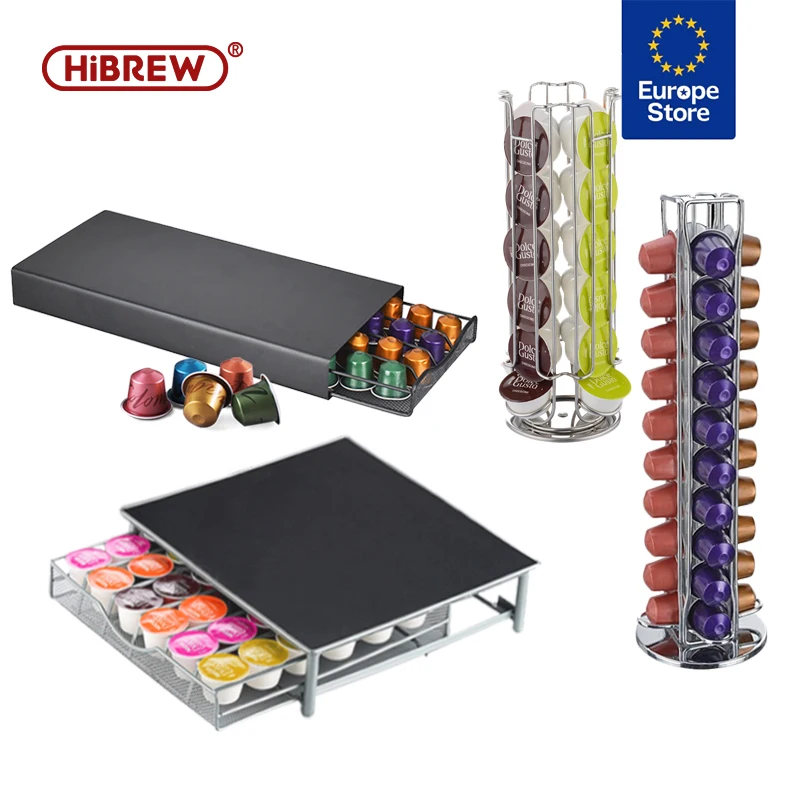 HiBREW Nes Capsule Rack/Storage Box DG capsule storage rack/Drawer ...