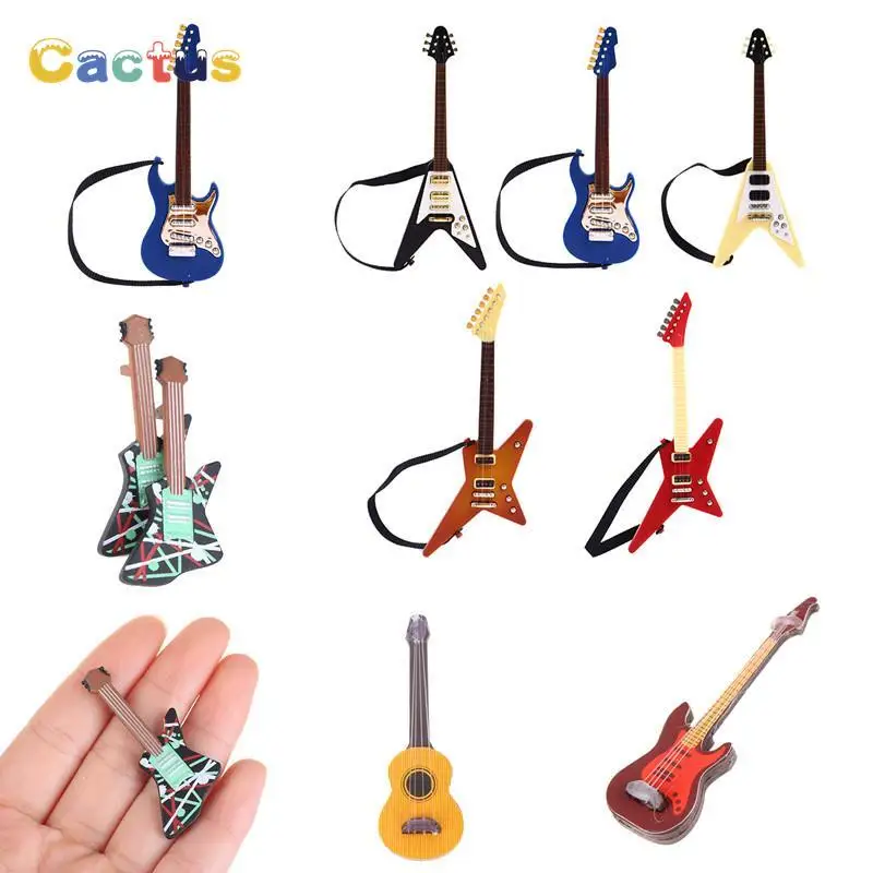 1-12-Dollhouse-Miniature-Music-Guitar-accessories-Musical-Instrument ...