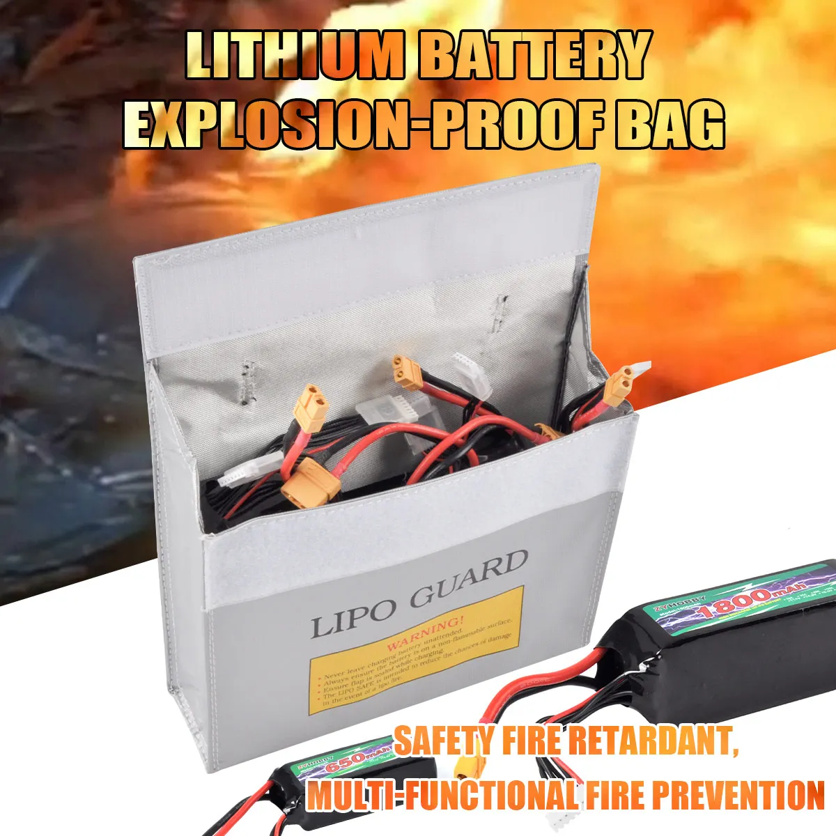 Portable Fireproof & Waterproof Explosion-proof RC LiPo Battery Safety ...