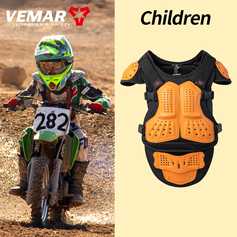 VEMAR-Children-s-Body-Protector-Motorcycle-Waistcoat-Motocross-Chest ...
