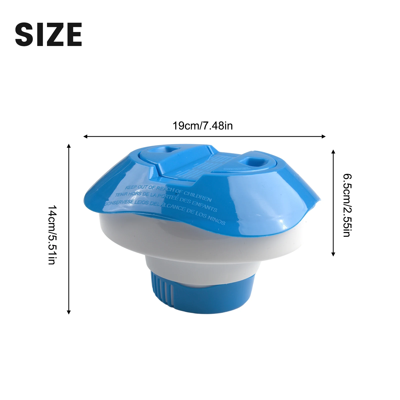 8-Inch-Floating-Pool-Automatic-Chlorine-Tablet-Dispenser-Pool-Spa ...
