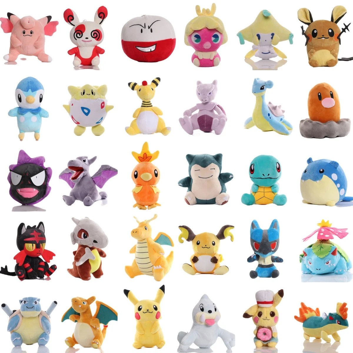 70-Models-Pokemon-Plush-Pikachu-Stuffed-Doll-Scorbunny-Smoochum-Quilava ...