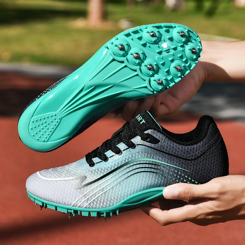 Men Women Track and Field Shoes Spikes Professional Athletic Nails ...