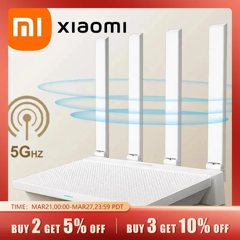 2024-NEW-Original-Xiaomi-AX3000T-Router-2-4GHz-5GHz-1-3GHz-CPU-2X2 ...