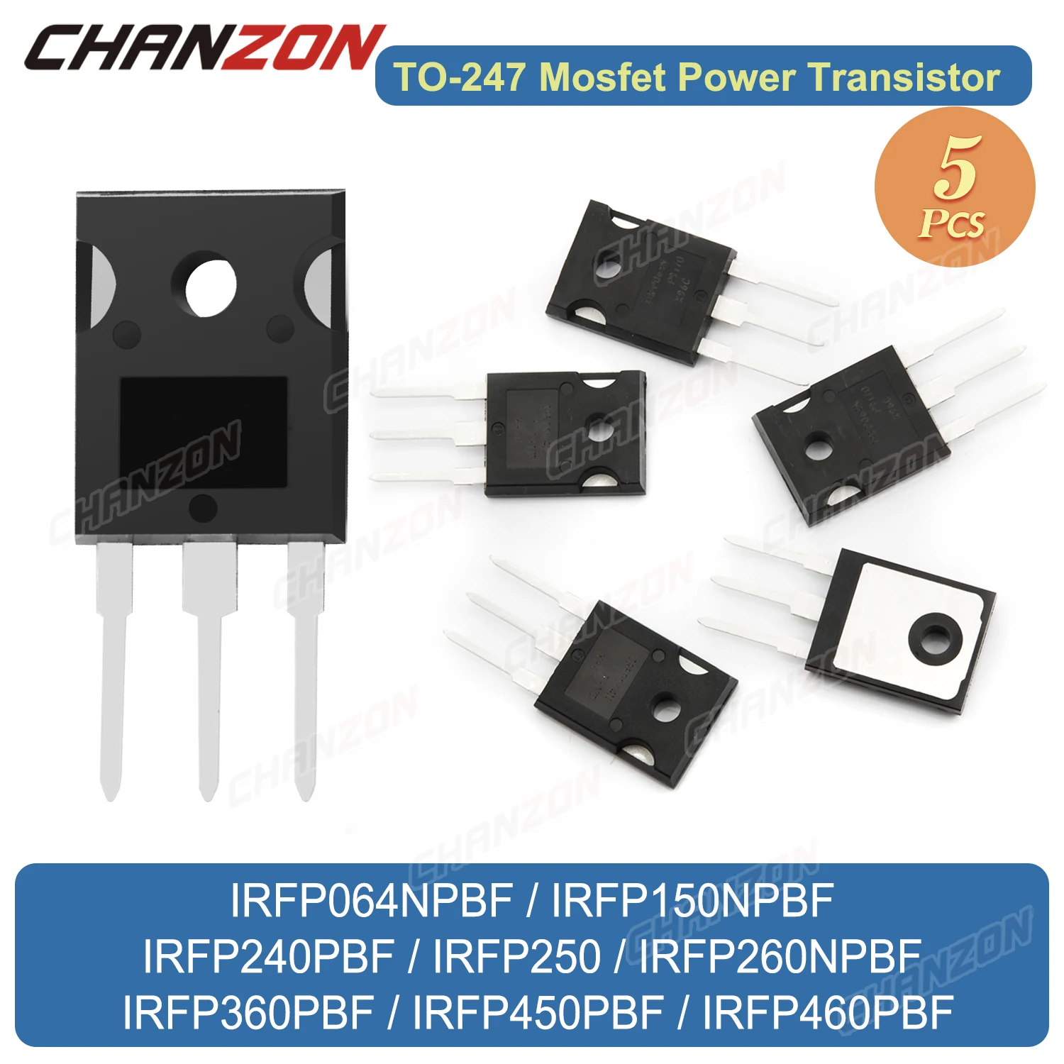 Original TO-247 Transistor Mosfet de alta potência, Irfp260 Irfp460 ...