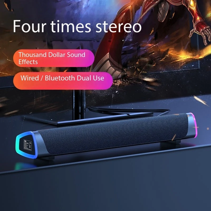 4D-Computer-Speakers-Bluetooth-5-0-Wired-Loudspeaker-Surround-Soundbar ...