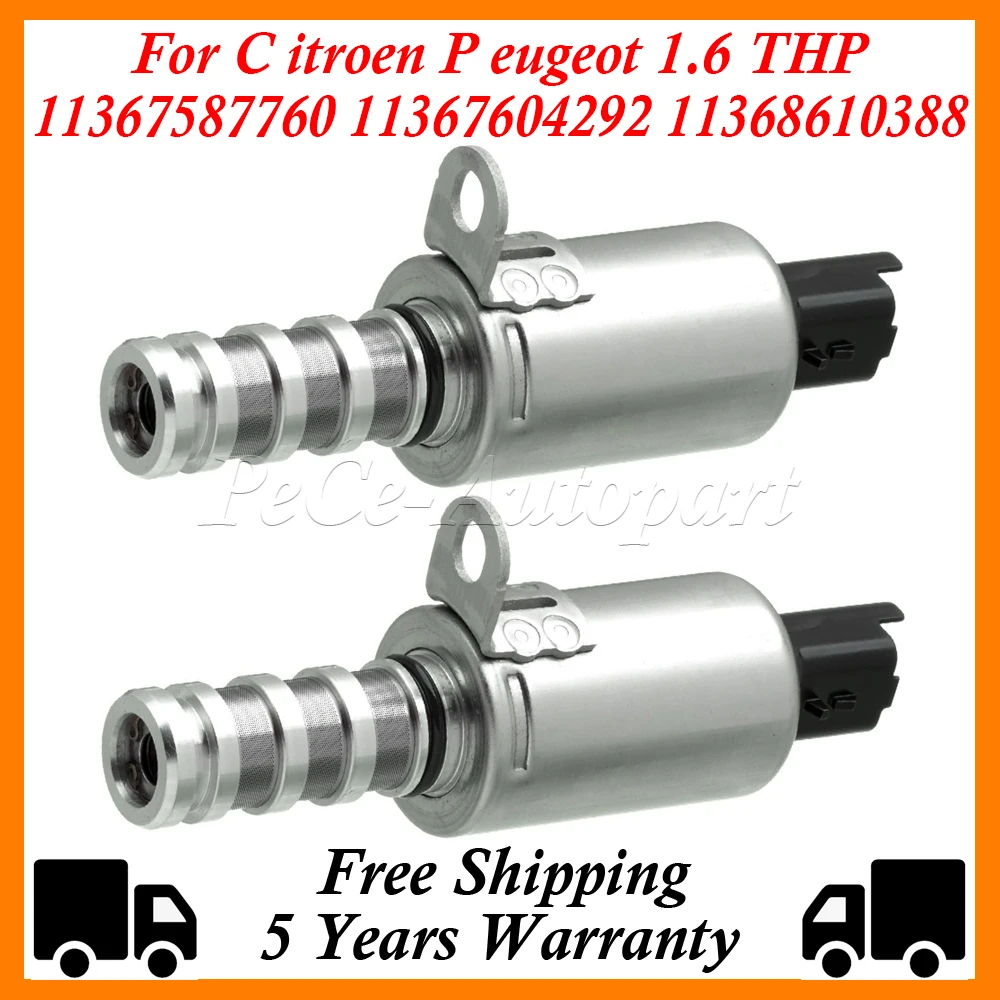 1Pc-2Pcs-Variable-Valve-Timing-Control-Solenoid-For-Citroen-Peugeot-1-6 ...