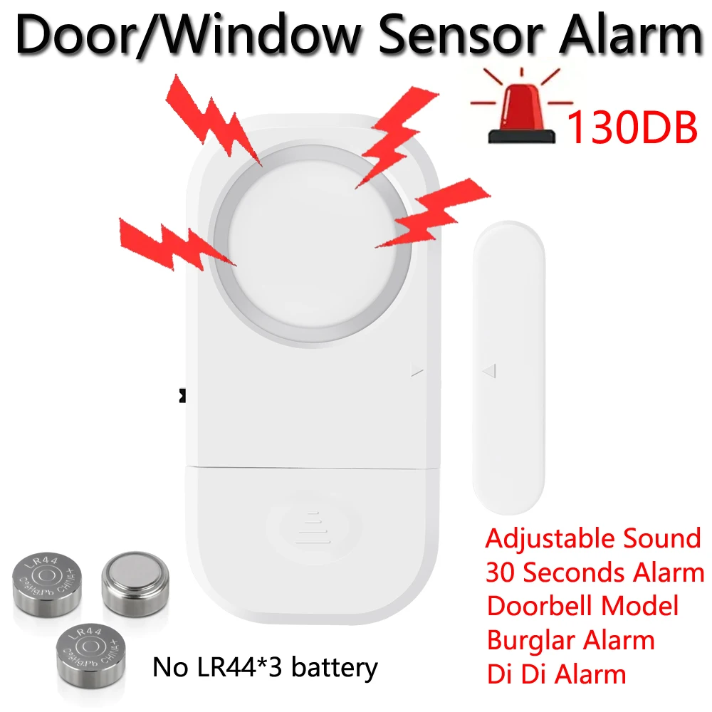 Door-Opening-Sensor-Doorbell-Wireless-Time-Delay-Door-Alarm-Anti-theft ...