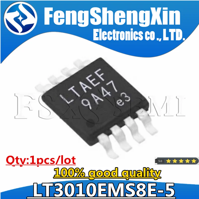 LT3010EMS8E-5 LT3010-5 LTAEF MSOP-8 50mA, 3V כדי 80V נמוך נשירה Micropower רגולטור ליניארי IC שבב