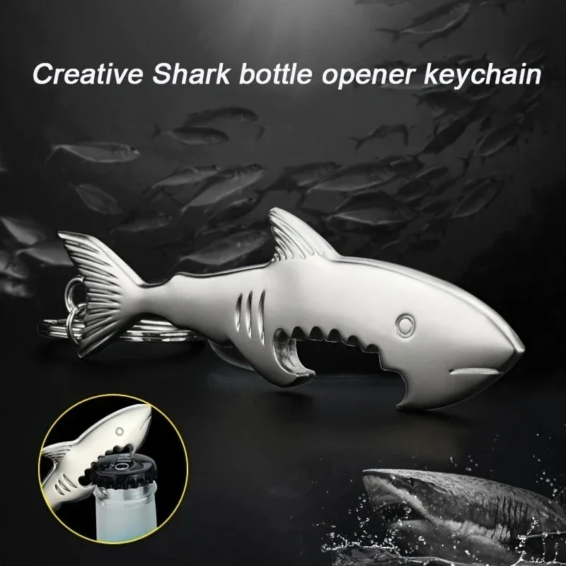 Shark-Beer-Metal-Bottle-Opener-KeyChain-Gift-Pendant-for-Audi-Mercedes ...