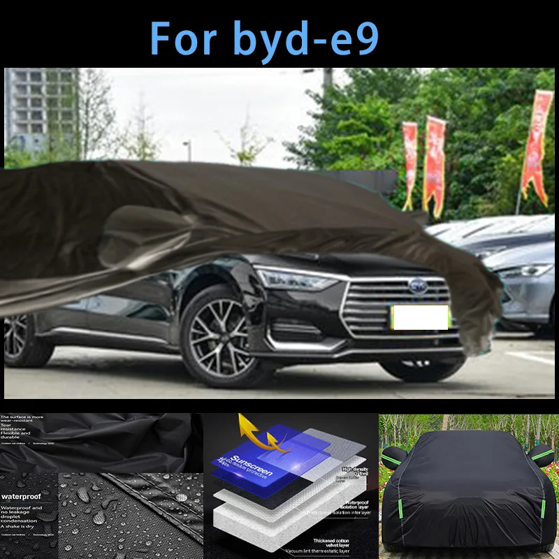 For-byd-e9-Outdoor-Protection-Full-Car-Covers-Snow-Cover-Sunshade ...