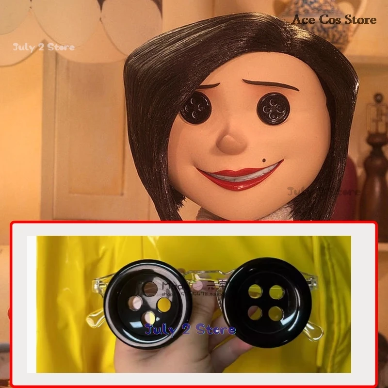 Disfraz de Coraline Mother para mujer, peluca, vestido de lunares ...