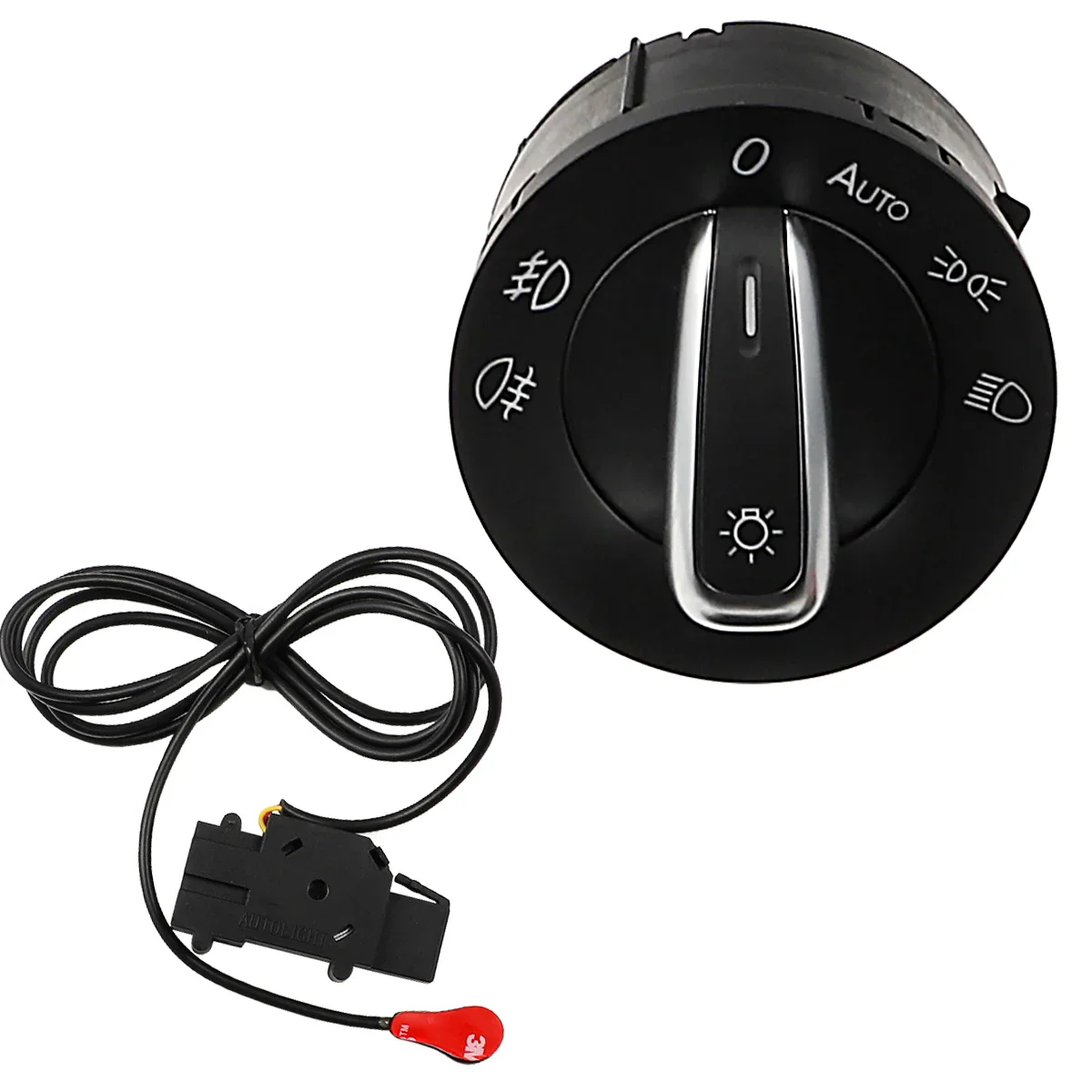 5ND941431B-chrome-plated-headlamp-control-switch-and-automatic-sensor ...