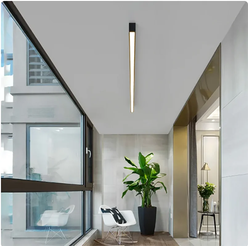 Modern-minimalist-narrow-long-balcony-ceiling-light-bedroom-living-room ...