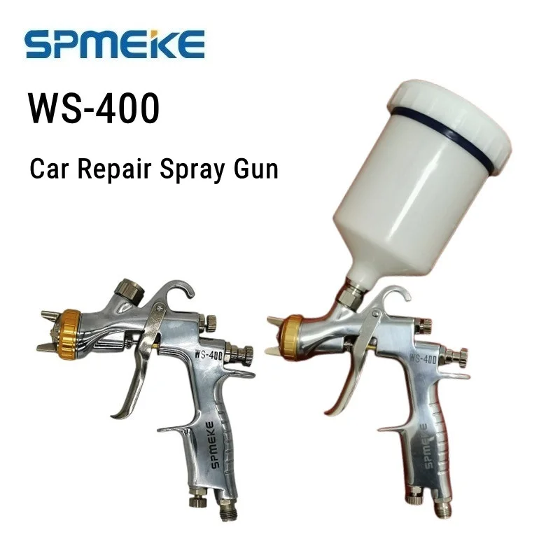 SPMEKE WS-400 Professional Car Paint Spray Gun Pneumatic Tool Coating ...