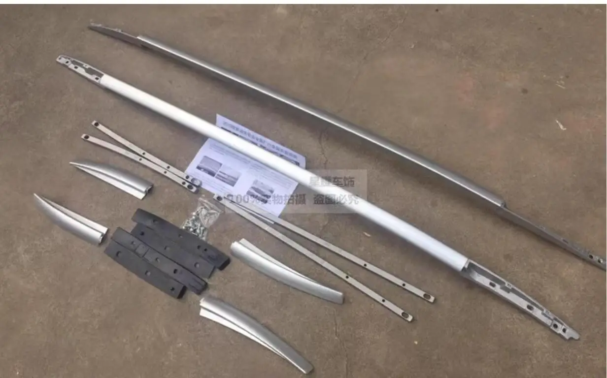 For Nissan Qashqai J11 2014 2015 2016 Silver! Roof Rack Side Rails Bars ...