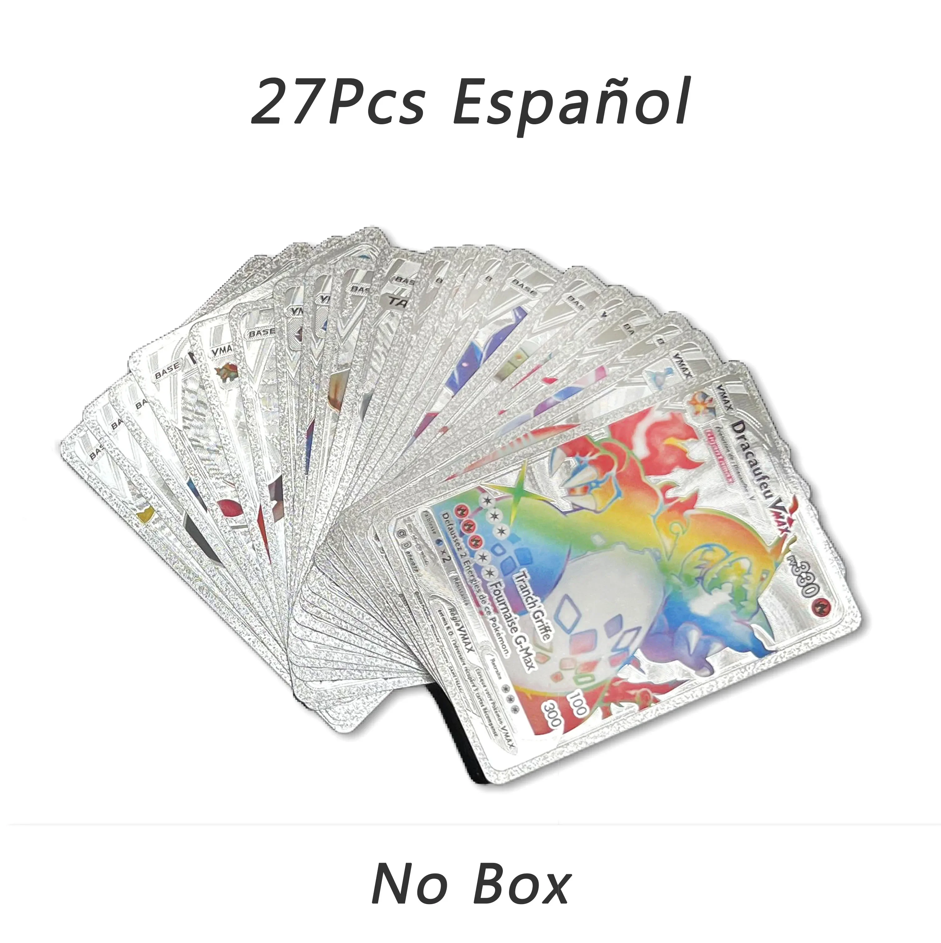 27-110Pcs Cards German French English Spanish Vmax GX Pikachu Diamond ...