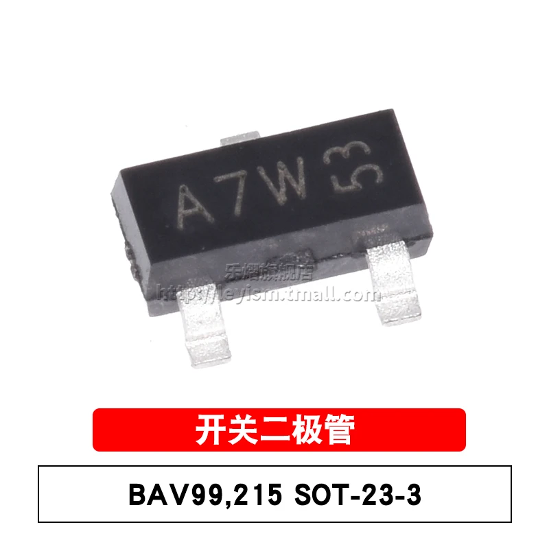20pcs BAV99,215 BAV99W SOT23 3 SOT 323 A7W A7t Brand New and original| | - AliExpress