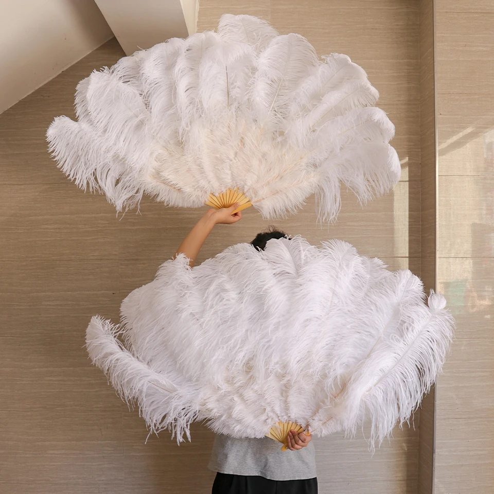 Ostrich Feathers Fan