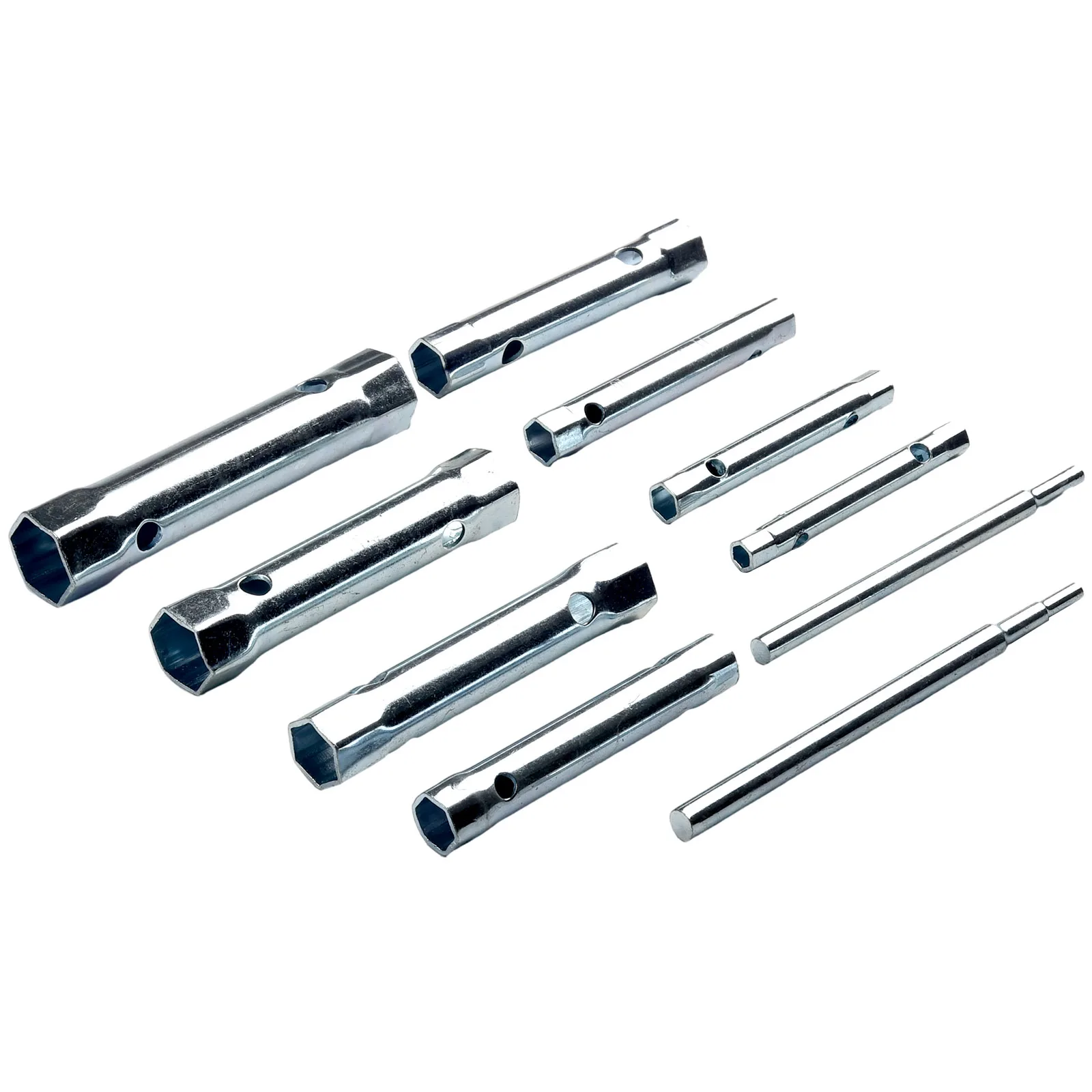 10pcs-6-22mm-Metric-Tubular-Box-Wrench-Set-Tube-Bar-Hollow-Socket ...