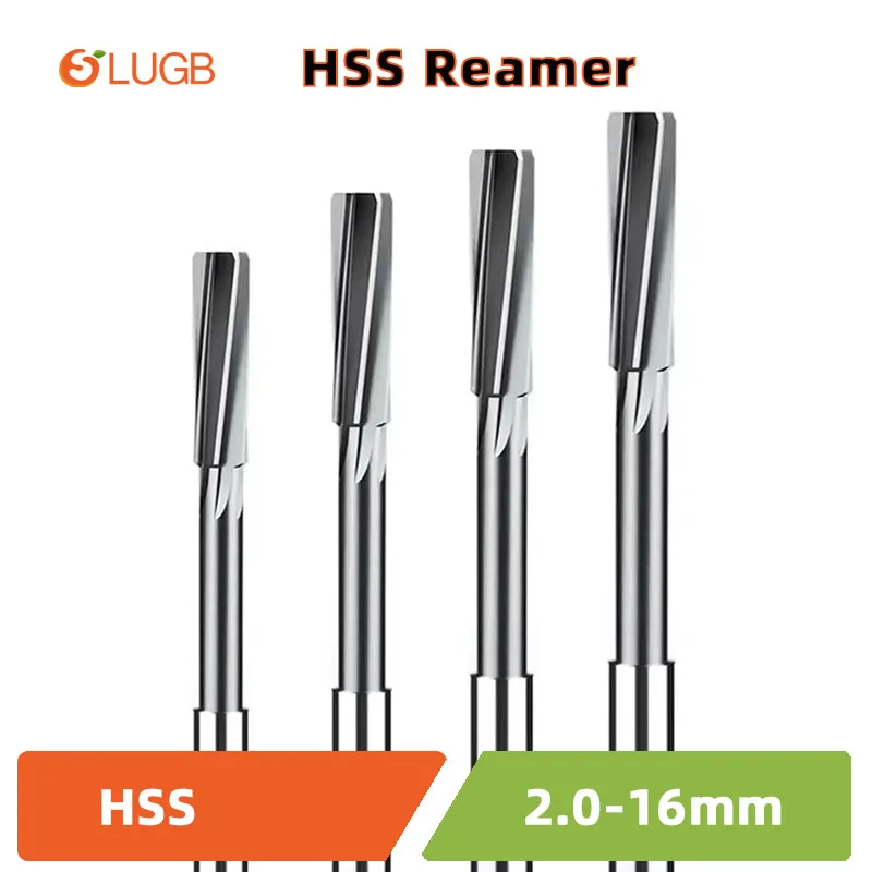 SLUGB HSS Reamer Chucking Machining Tool Spiral Flute Cobalt Cutting H7 ...