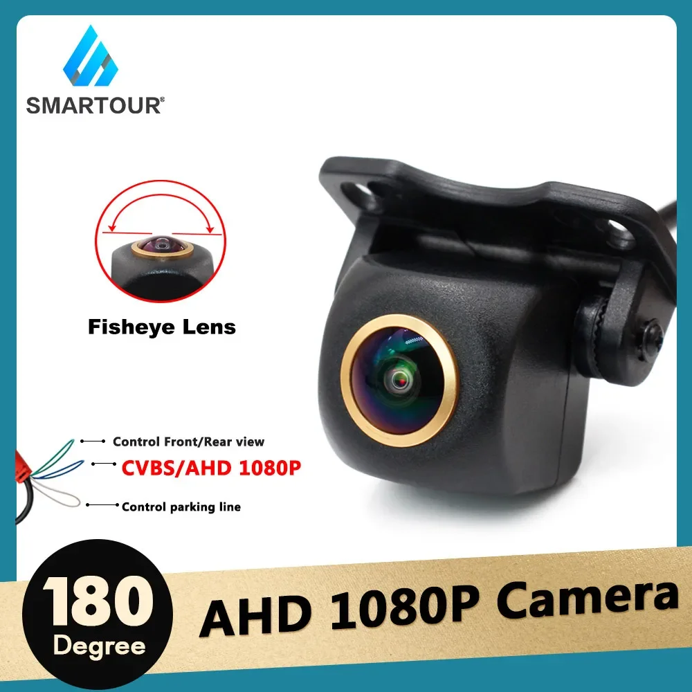 Smartour-180-Degree-4K-AHD-1080p-Wide-Angle-HD-Auto-Rear-View-Camera ...