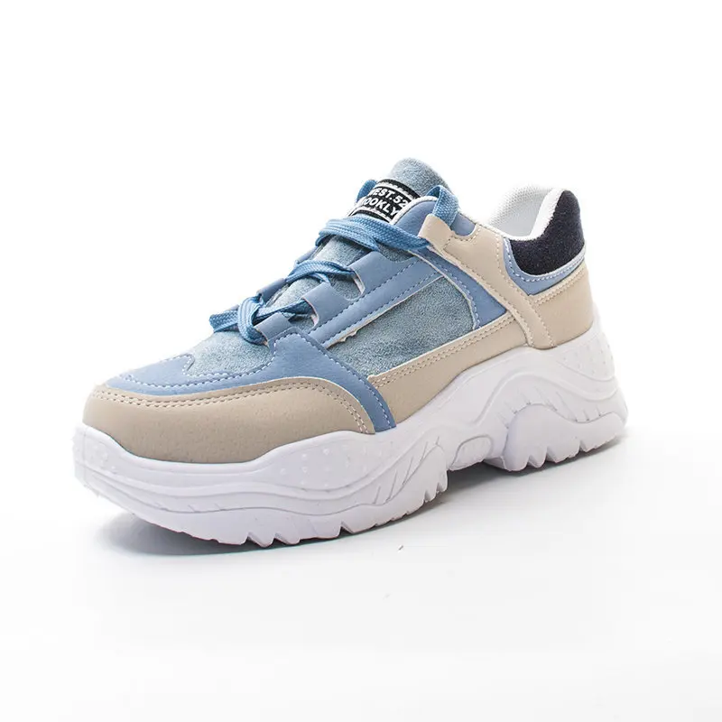 Fujin 6cm Women Casual Sneakers Platform Wedge Breathable Women's Shoes ...