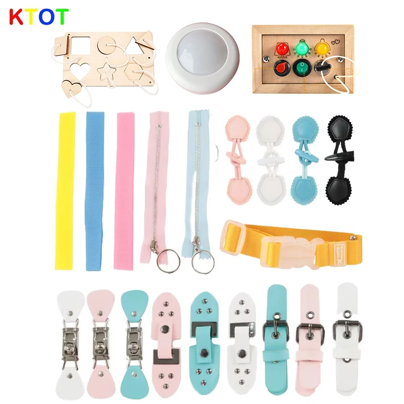 Busy Board DIY Accessories Montessori Educational Baby's Toys Lock ...