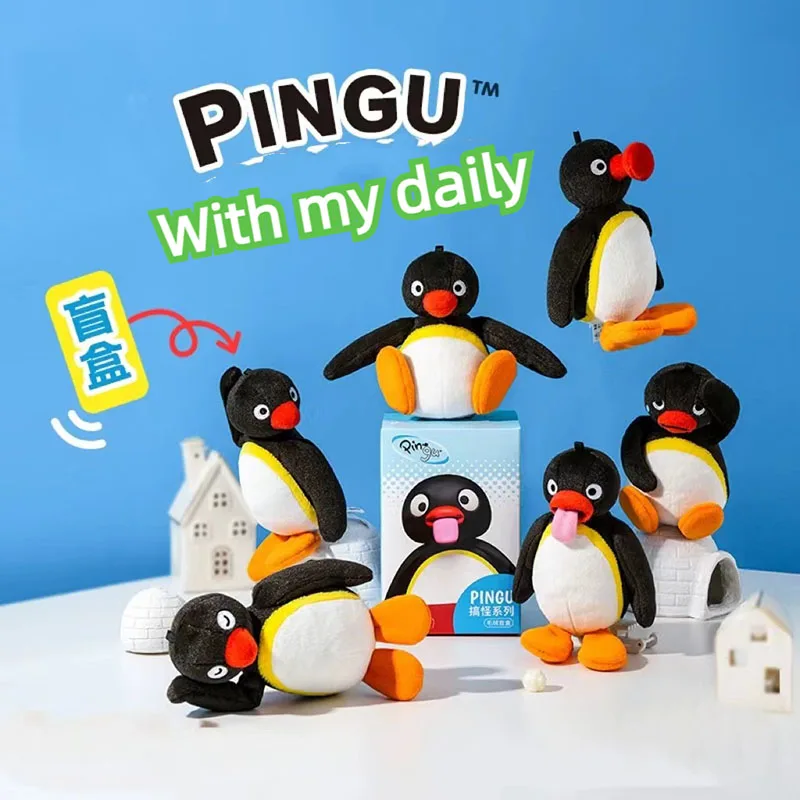 New-Pingu-And-My-Daily-Blind-Box-Kawaii-Cartoon-Penguin-Plushie-Dolls ...
