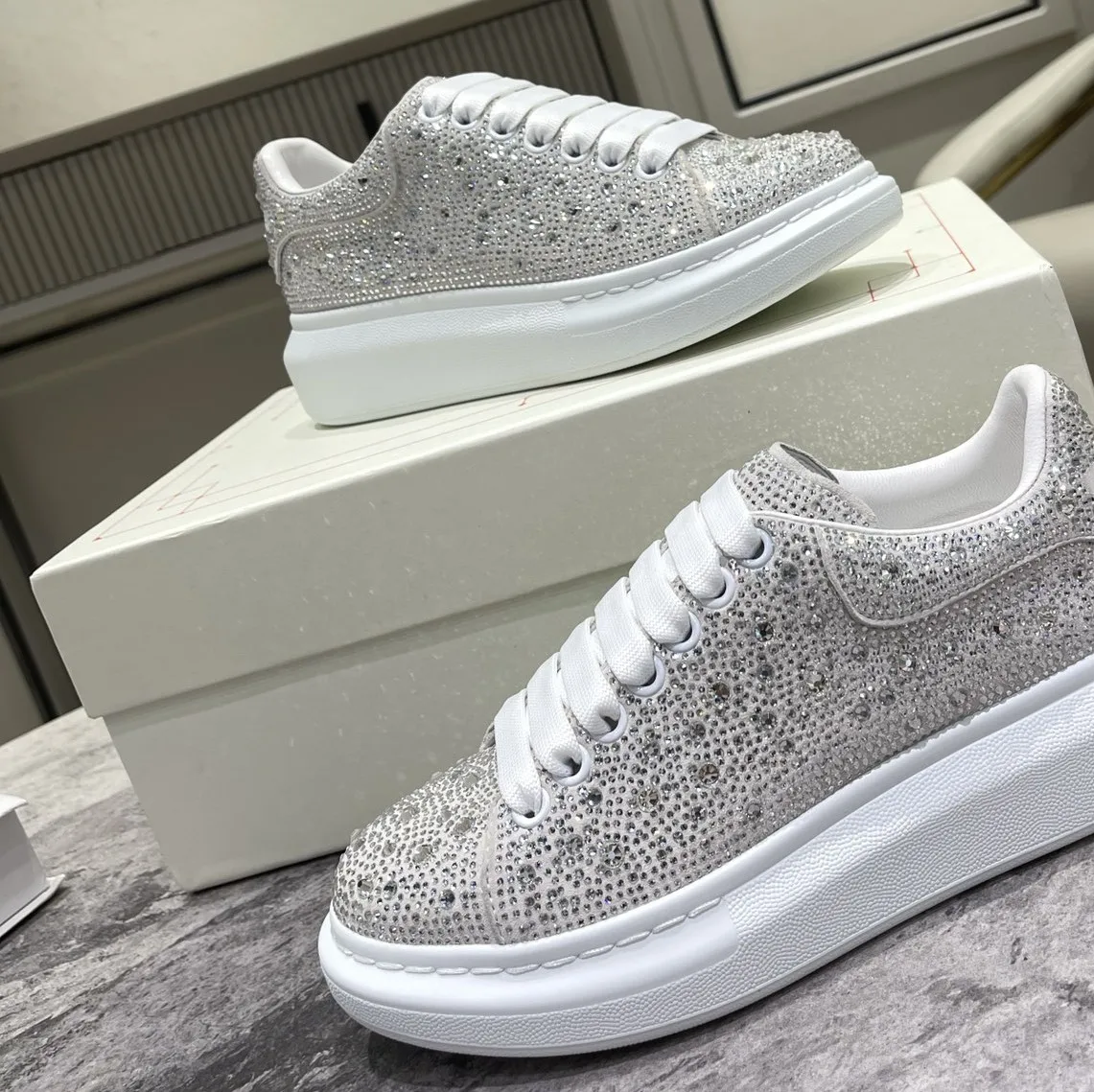 Summer-New-All-Matching-Platform-White-Shoes-Full-Diamond-Style-Women-s ...