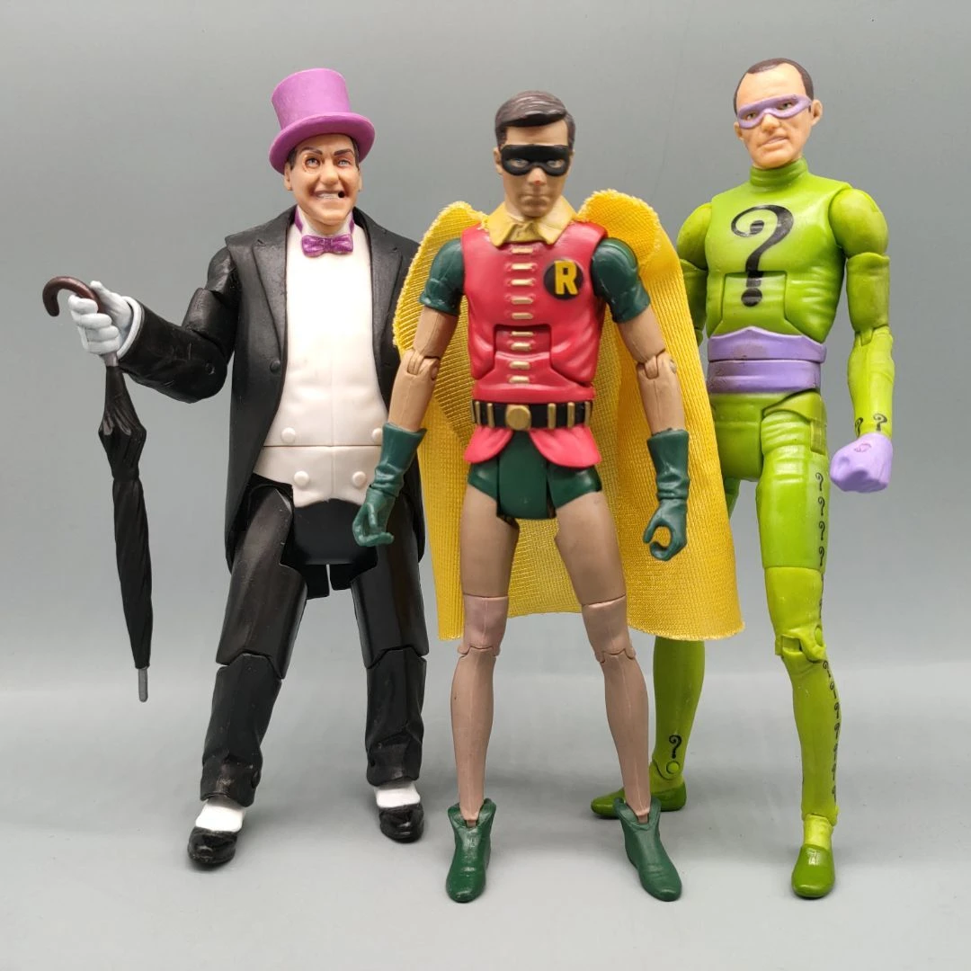 DCU Universe 1966 Tv Series Riddler Penguin Robin 6" Loose Action ...