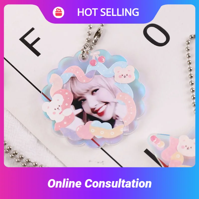 Acrylic-Handmade-DIY-mini-Photo-Backpack-Keychain-Pendant-scrapbooking ...