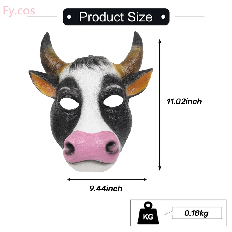 Cow Face Mask