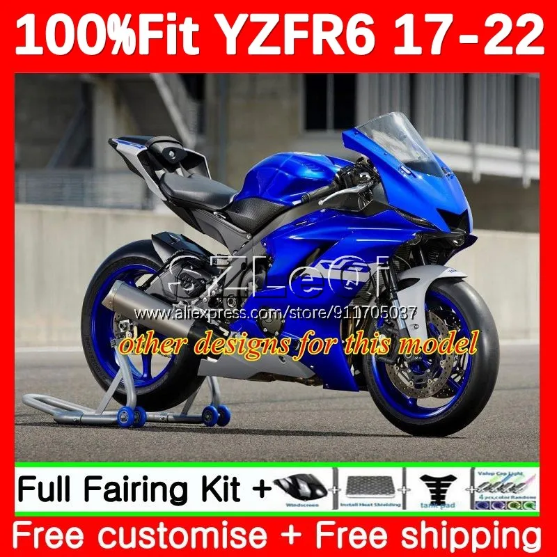 Yamaha R6 Blue And Gold