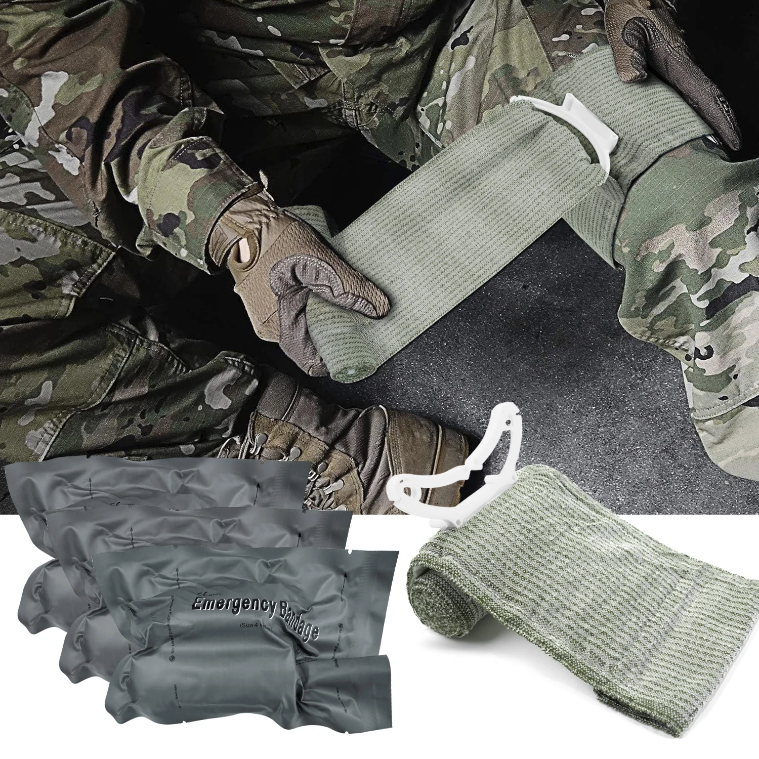 1pc-4pcs-First-Aid-Trauma-Hemostatic-Bandage-Tactical-First-Aid ...