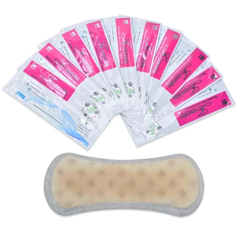 Zimeishu Silver-ion Feminine Hygiene Medicated Pads Gynecological Cure ...