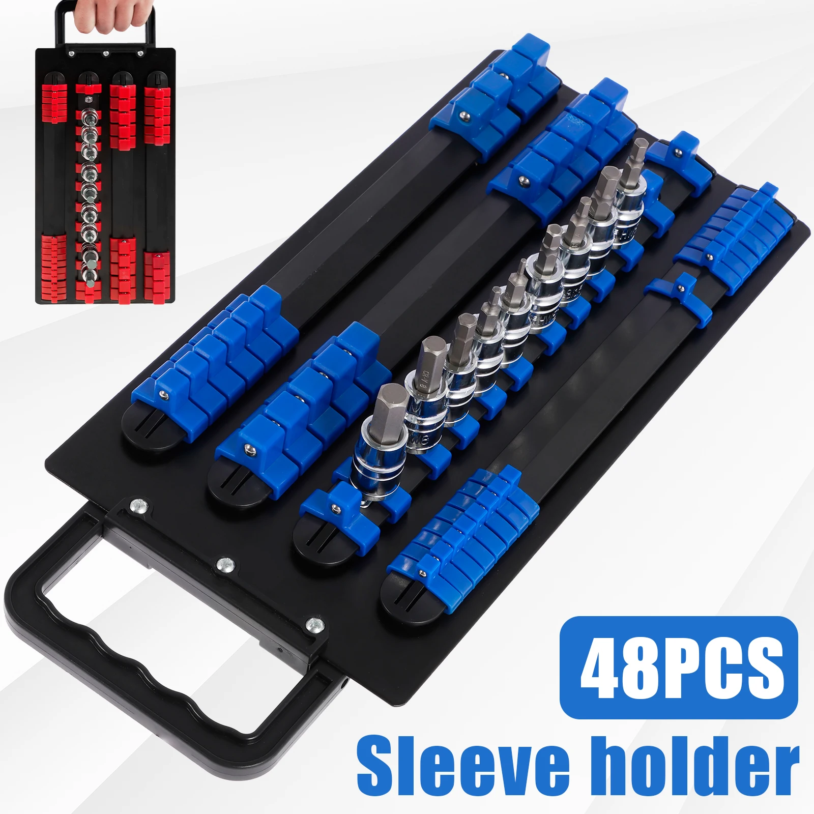 Socket-Organizer-Heavy-Duty-Socket-Set-Holder-Durable-Socket-Steel-Rack ...