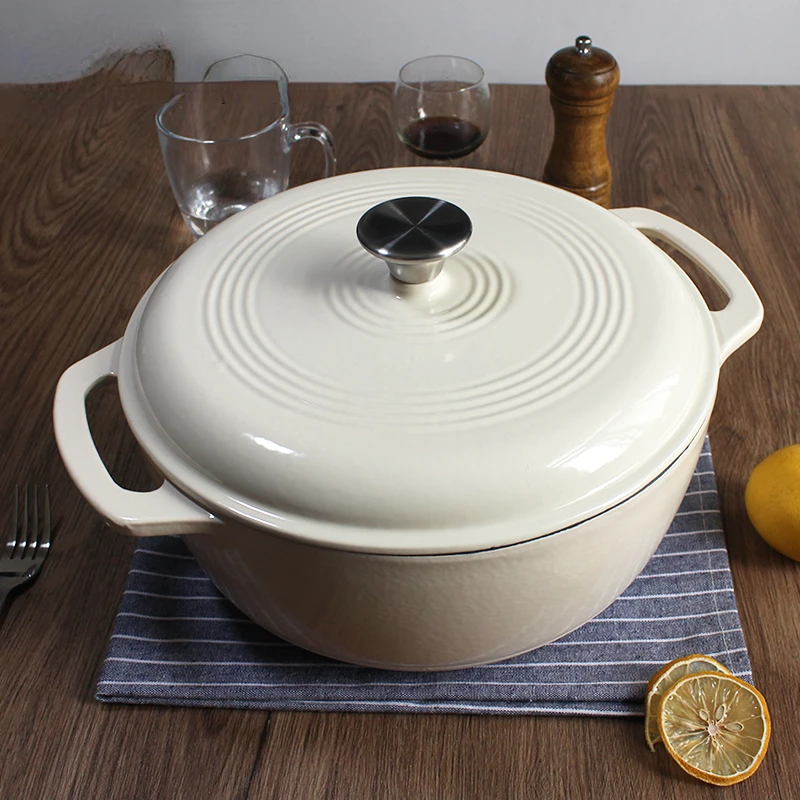 Pentole In Ghisa Bianca