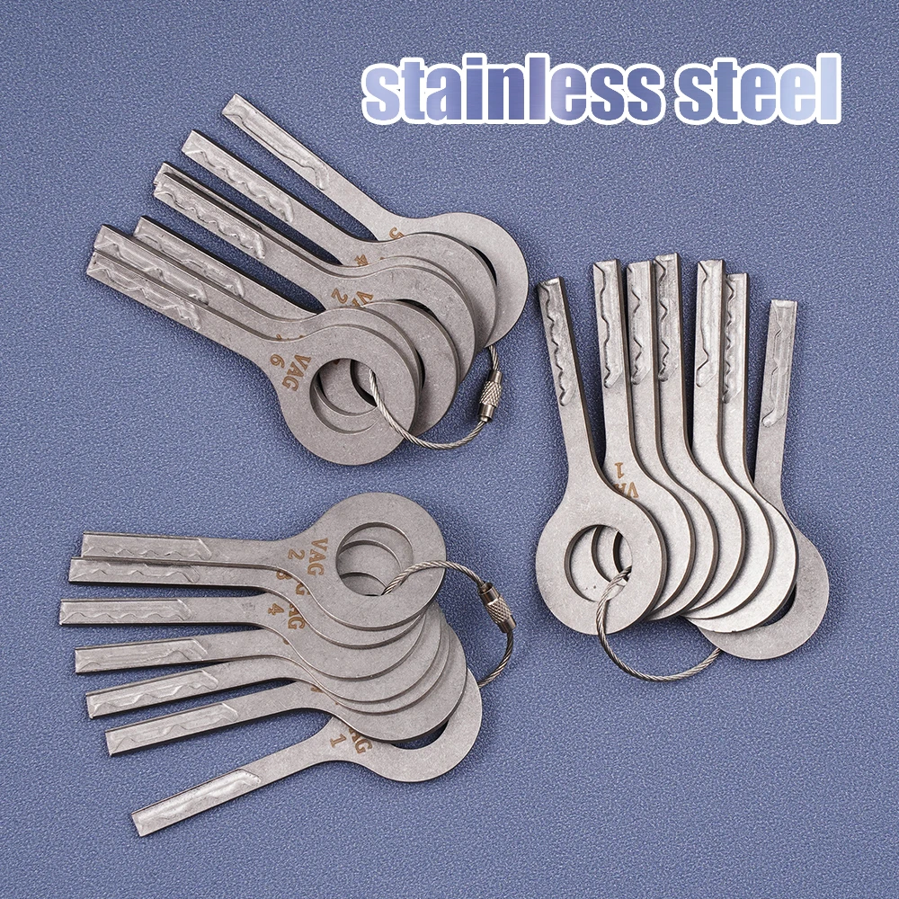 New Type HU66 7 in 1 locksmith tool for inner groove auto car door lock for vw peugeot bmw ...